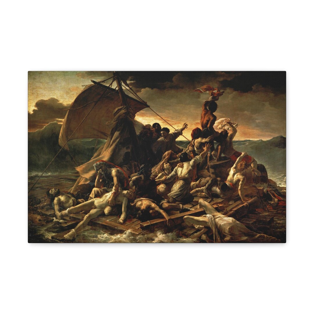 Das Floß der Medusa, Theodore Gericault, 1819 Reproduktion, Fine Art ...