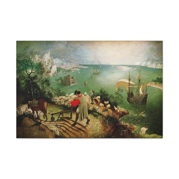 Brueghel the Fall of Icarus Print - Etsy