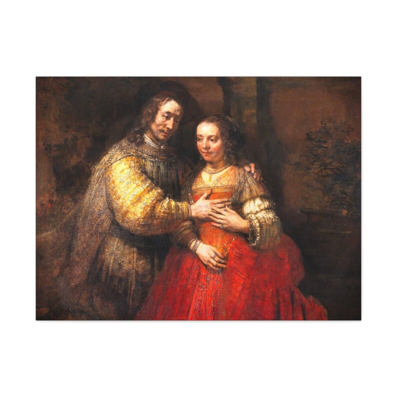 The Jewish Bride, Rembrandt, 1667 Reproduction, Famous Artist Fine Art ...