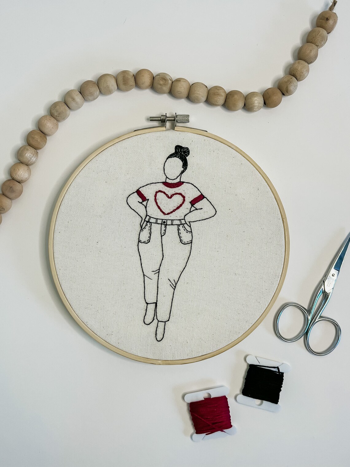 Valentine's Day Hand Embroidery Pattern | Galentine's Day | Hand ...