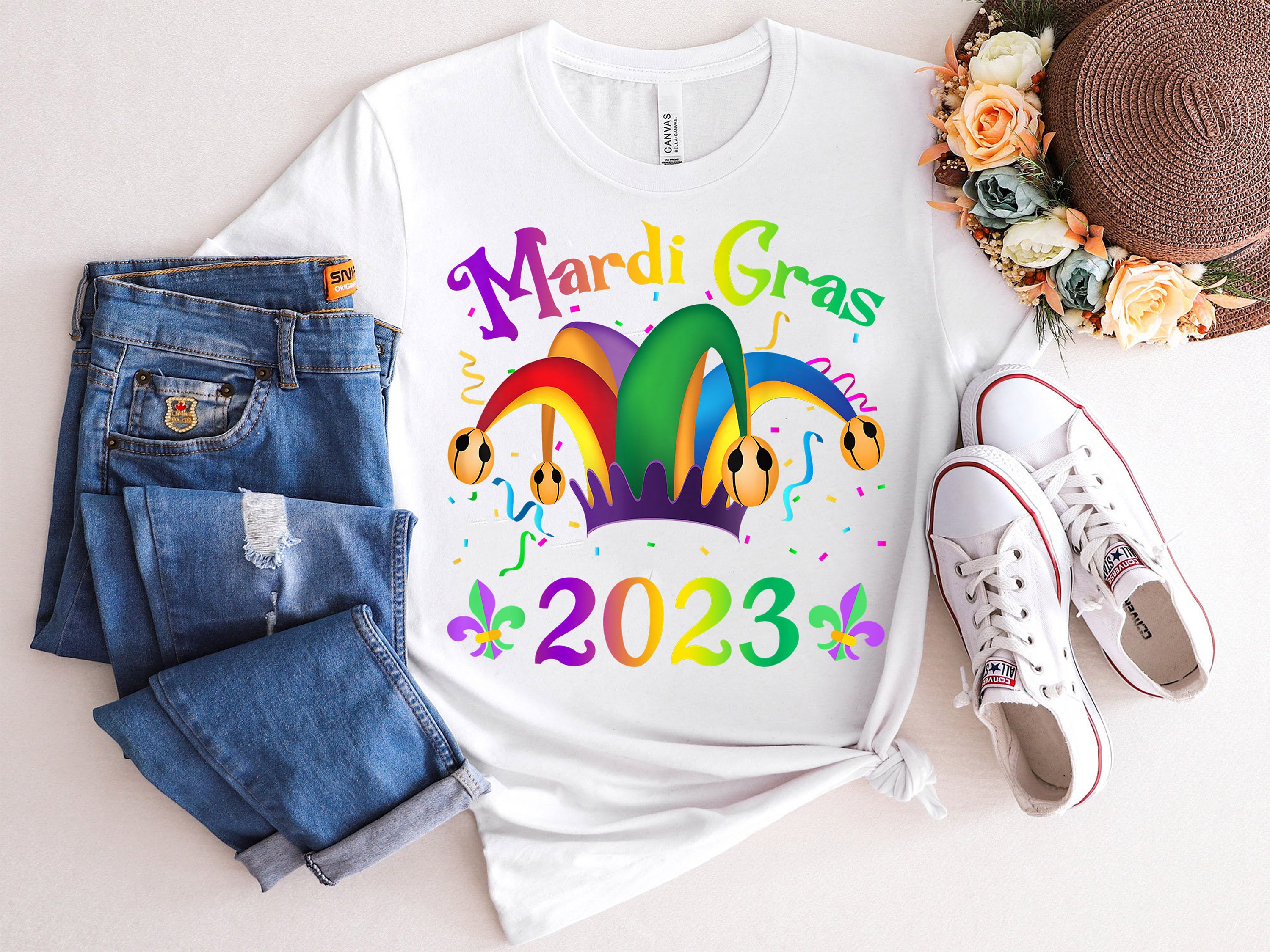 Mardi Gras 2023 Jester Shirt, Funny Mardi Gras Shirt, Fleur De Lis ...