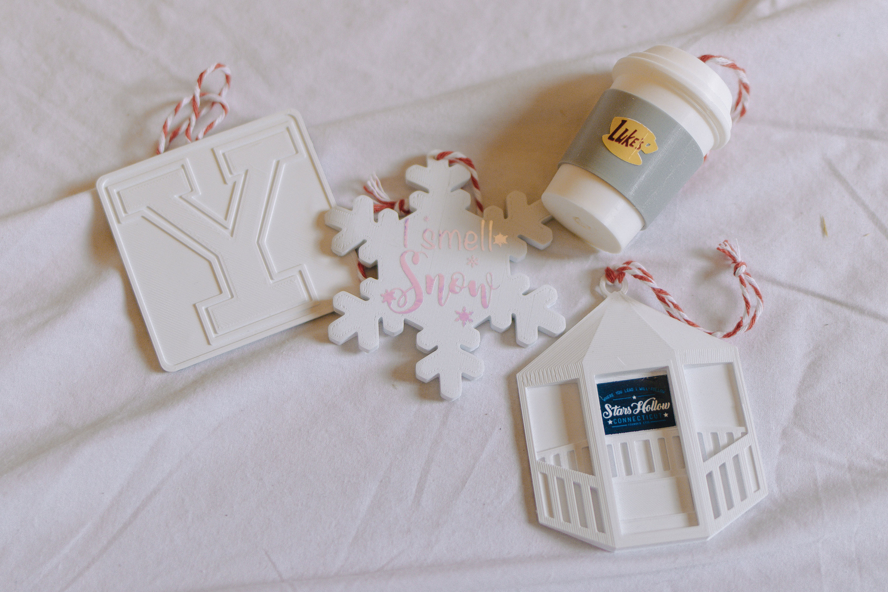 Gilmore Girls Christmas Tree Ornament Set stars Hollow. - Etsy