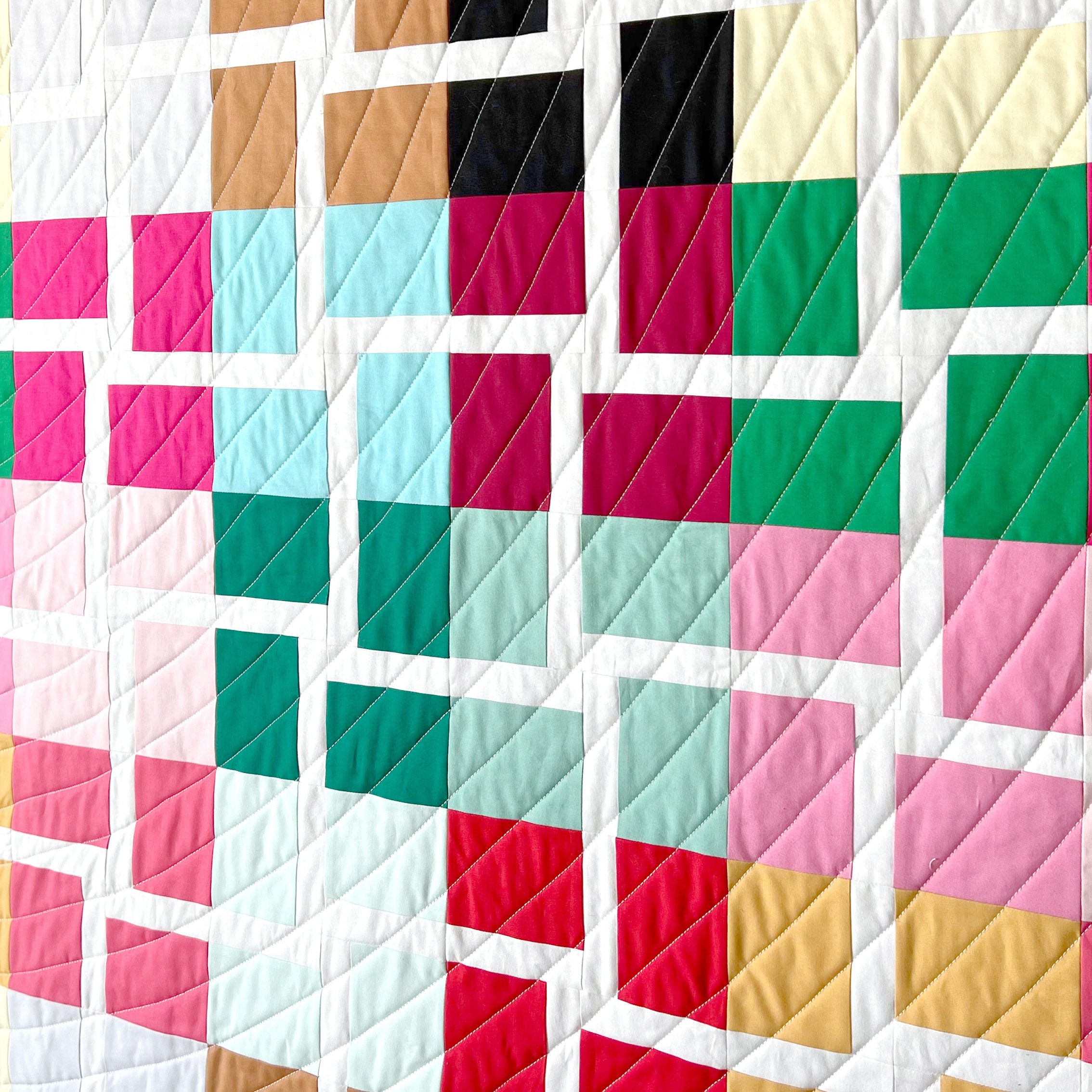 Merry Weather Quilt Modern Quilt Pattern Fat Quarter Quilt Pattern ...