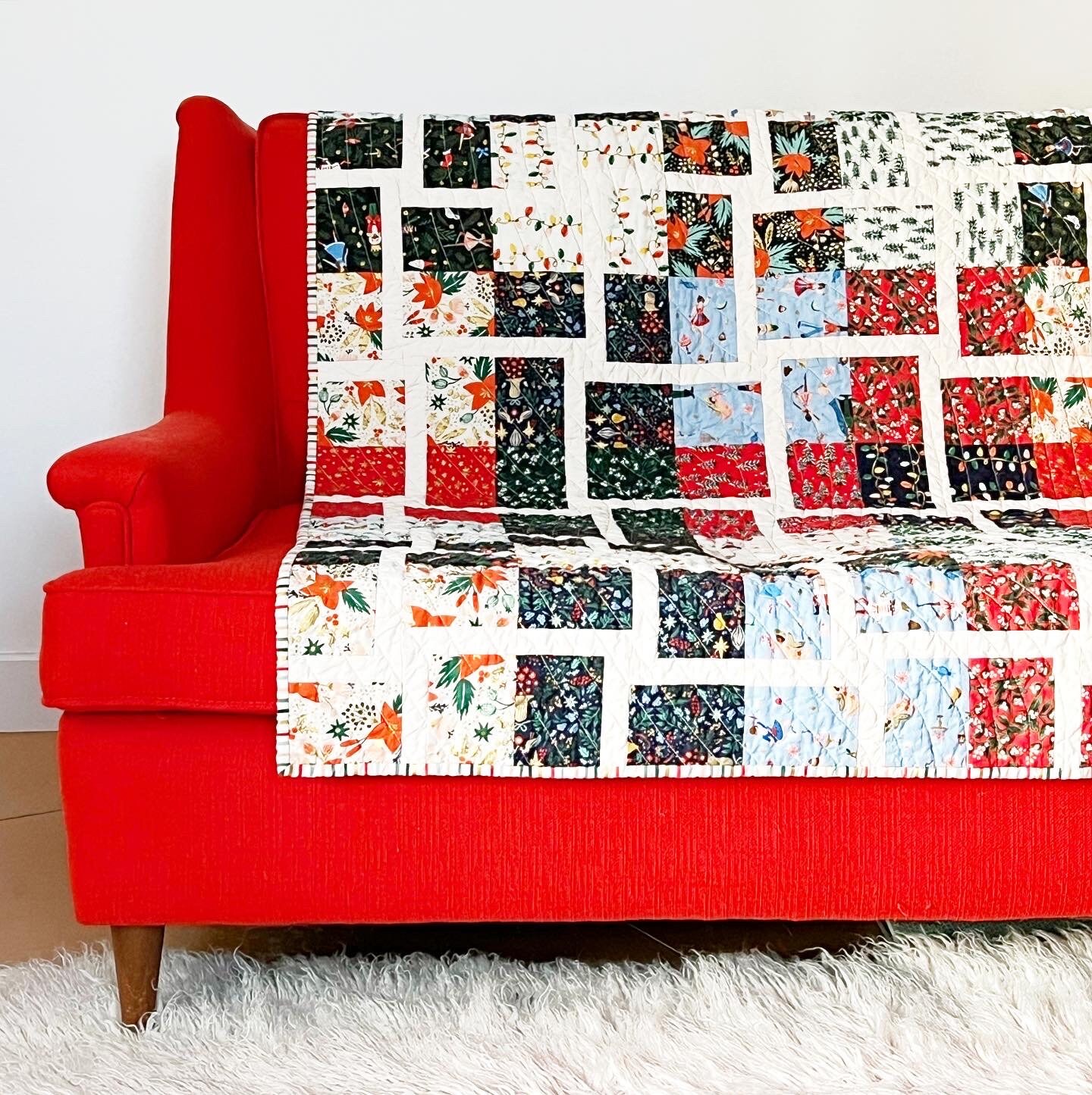 Merry Weather Quilt Modern Quilt Pattern Fat Quarter Quilt Pattern ...