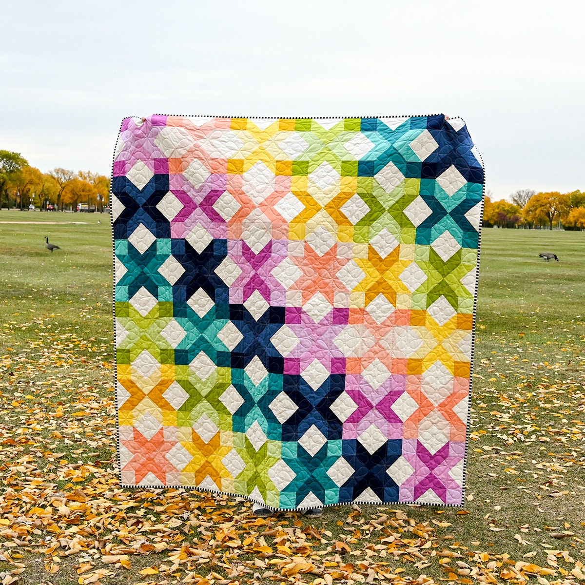Ironwood Point Quilt | Modern Quilt Pattern | Fat Quarter Quilt Pattern ...