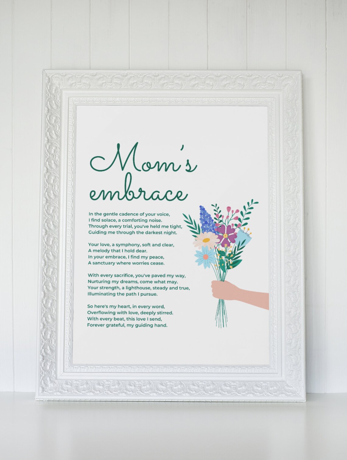 Mom's Embrace, A Heartfelt Poem for Mom, the Ultimate Mother's Day and ...