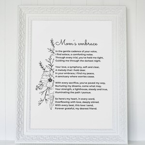 Mom's Embrace, A Heartfelt Poem for Mom, the Ultimate Mother's Day and ...