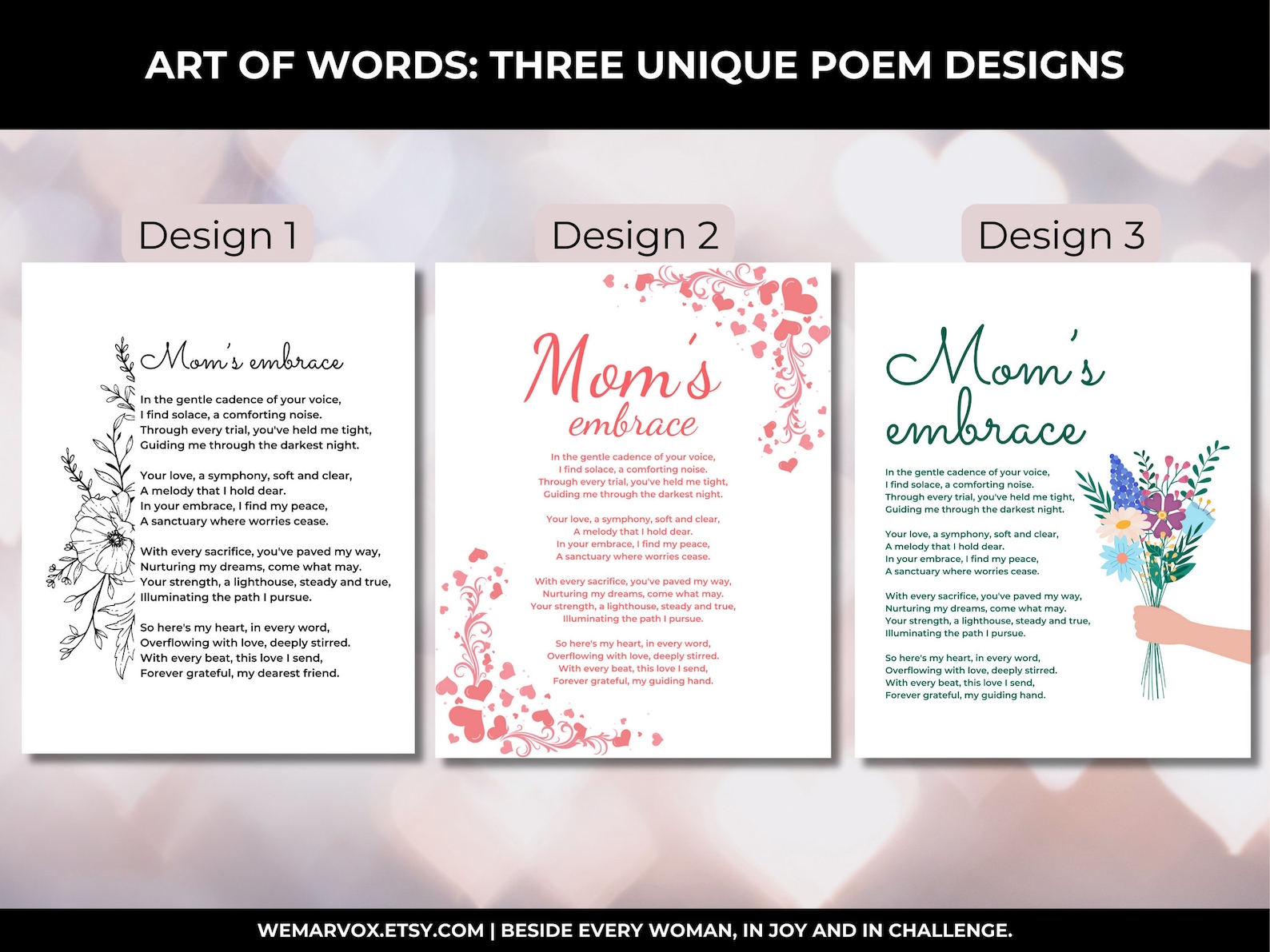 Mom's Embrace, A Heartfelt Poem for Mom, the Ultimate Mother's Day and ...