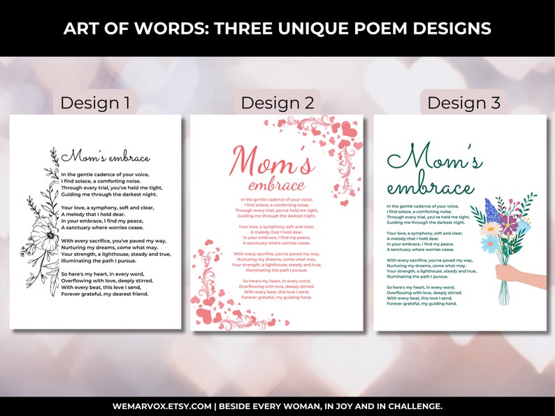 Mom's Embrace, A Heartfelt Poem for Mom, the Ultimate Mother's Day and ...