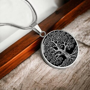 Oak Tree Necklace Personalized - Gold Family Tree Pendant Necklaces ...
