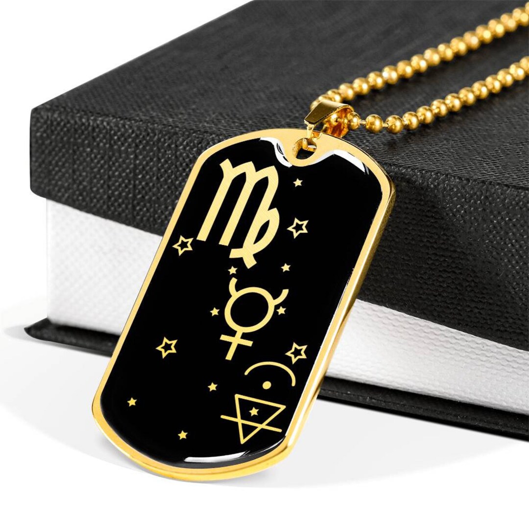 Virgo Necklace or Keychain - Personalized Celestial Jewelry Gift for ...