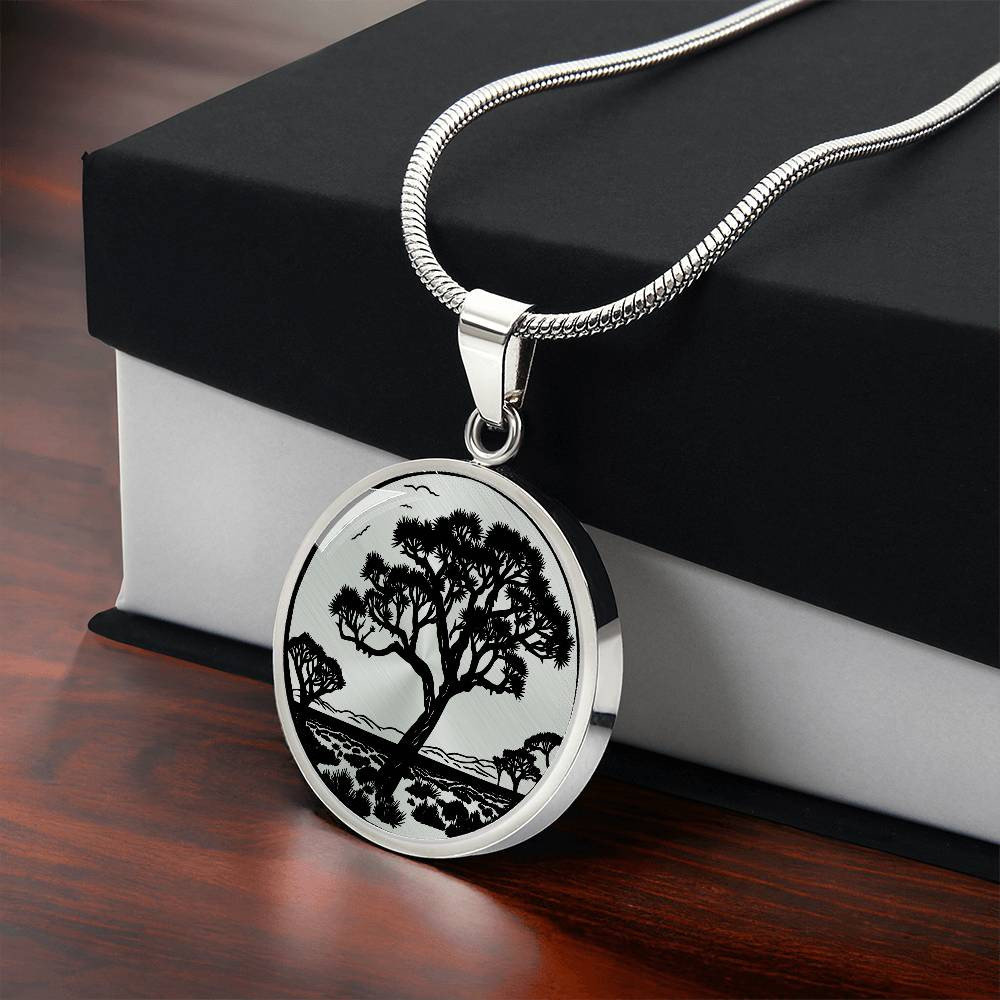 Joshua Tree Necklace, Family Tree Personalized Jewelry, Palm Tree ...