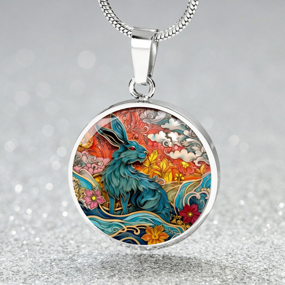 Year of the Rabbit. Celebrate With a Stunning Bunny Necklace. 18K Gold ...