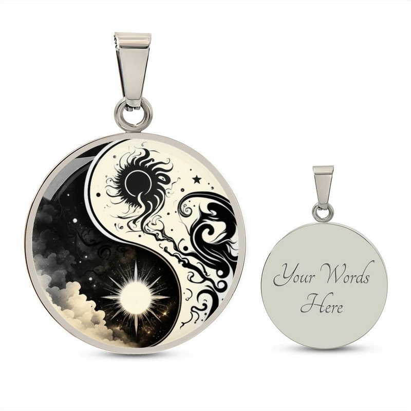 Sun and Moon Charm - Etsy