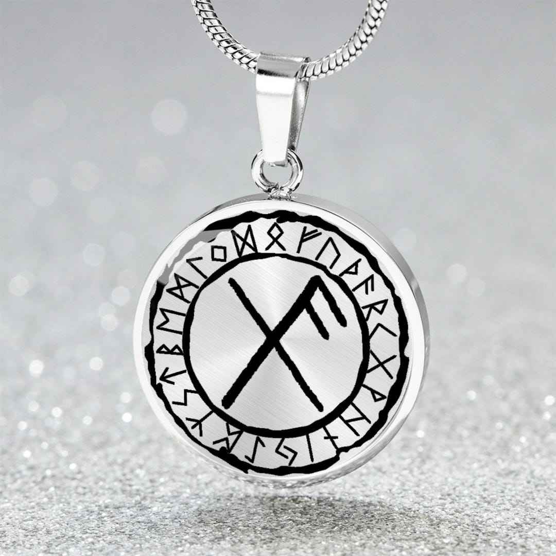 Good Luck Necklace, Bracelet or Keychain - Personalized Viking Runes ...