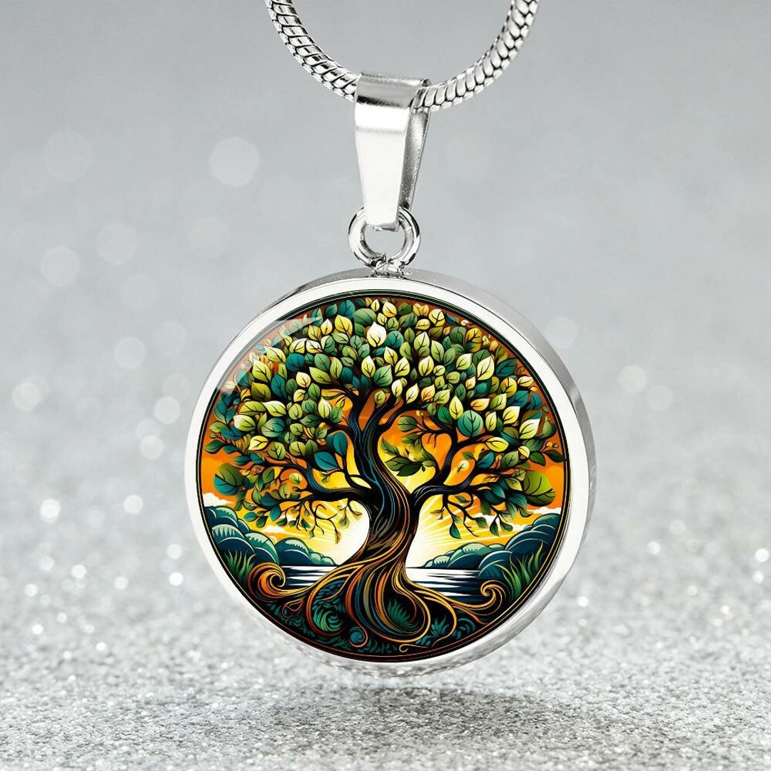 Tree of Knowledge Necklace Tree of Life Necklace Yggdrasil Charm ...