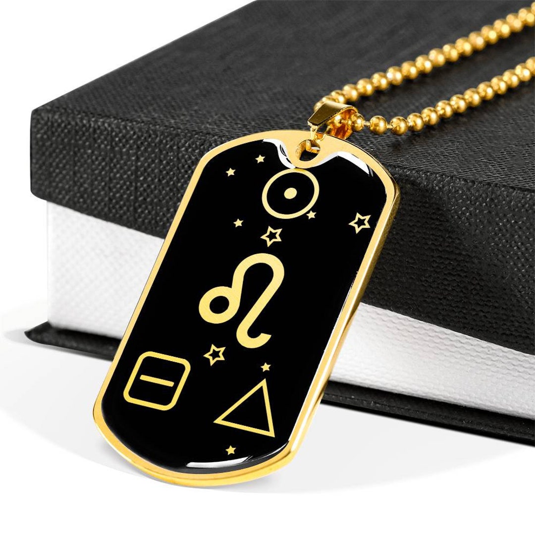 Leo Necklace or Keychain – Personalized Celestial Jewelry Gift for Him ...
