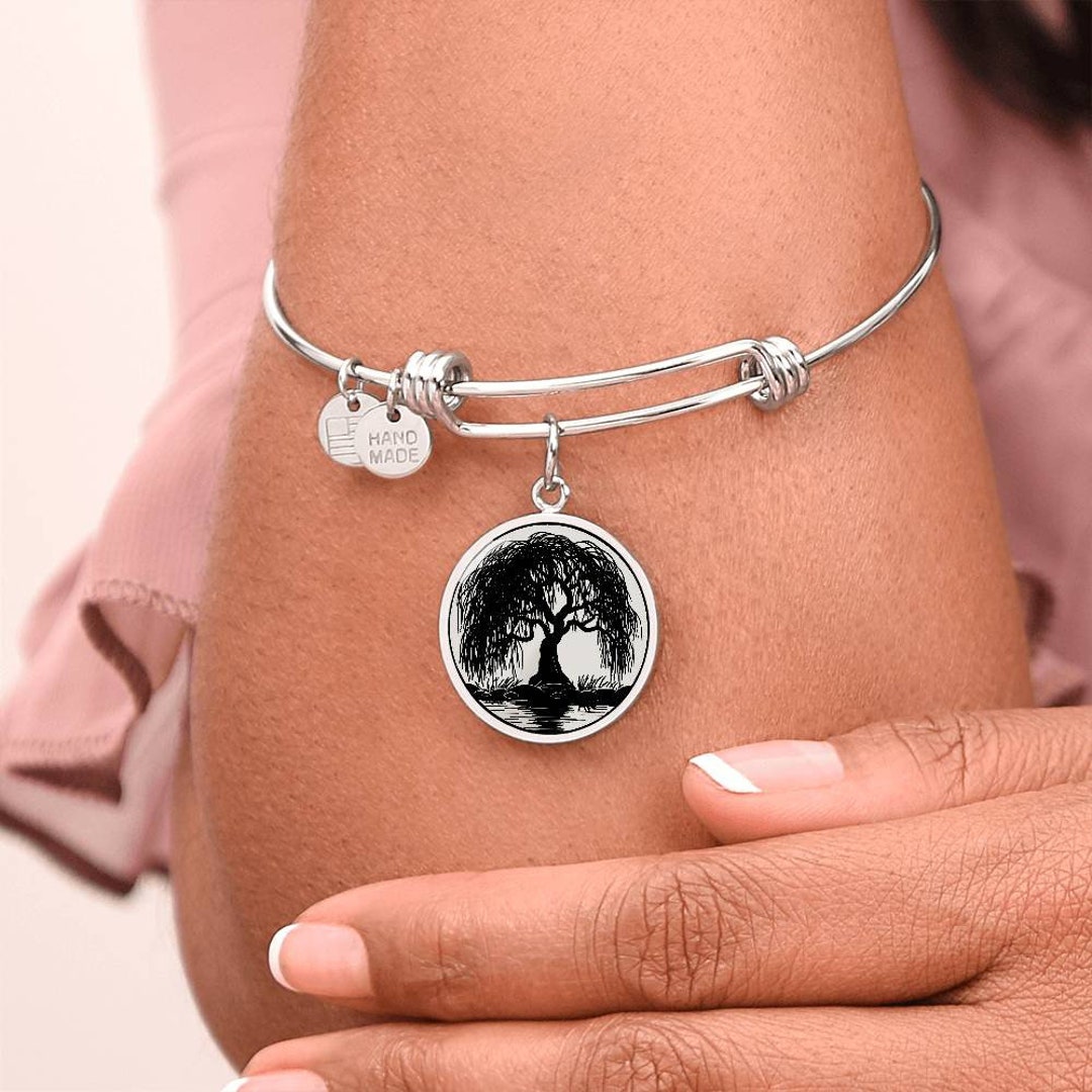 Weeping Willow Tree Bracelet Gift for Mama Dwarf Weeping Willow Tree ...