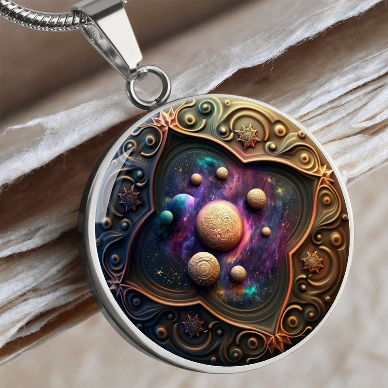 Solar System Necklace - Etsy