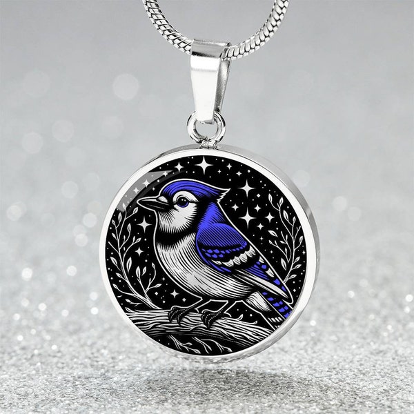 Blue Bird Necklace - Etsy