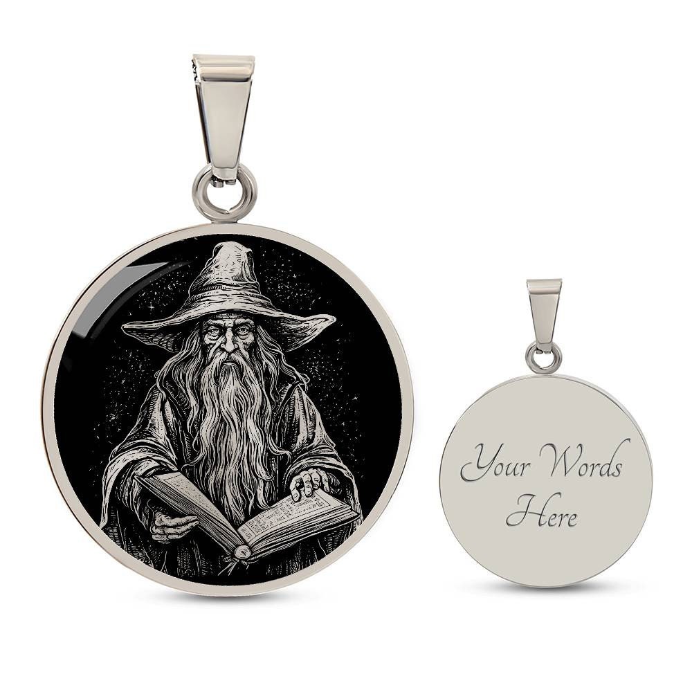 Wizard Necklace Magical Charm Jewelry Wizard Pendant Elder Necklace ...