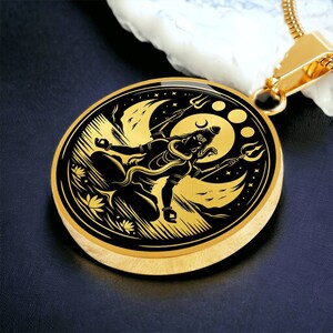 Lord Shiva Necklace, Personalized Trinity Protection Charm Pendant ...