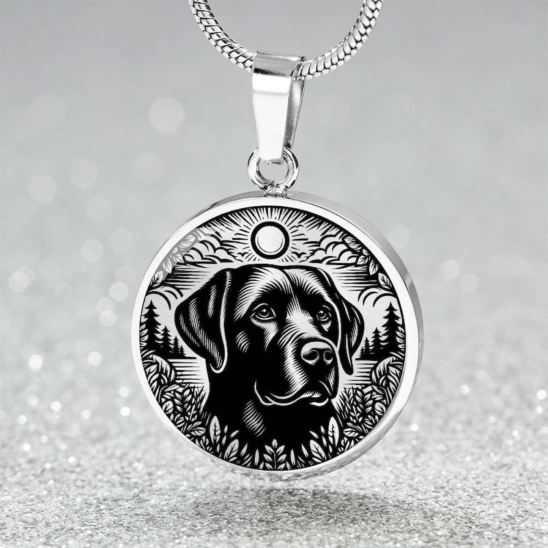 Labrador Necklace - Etsy UK