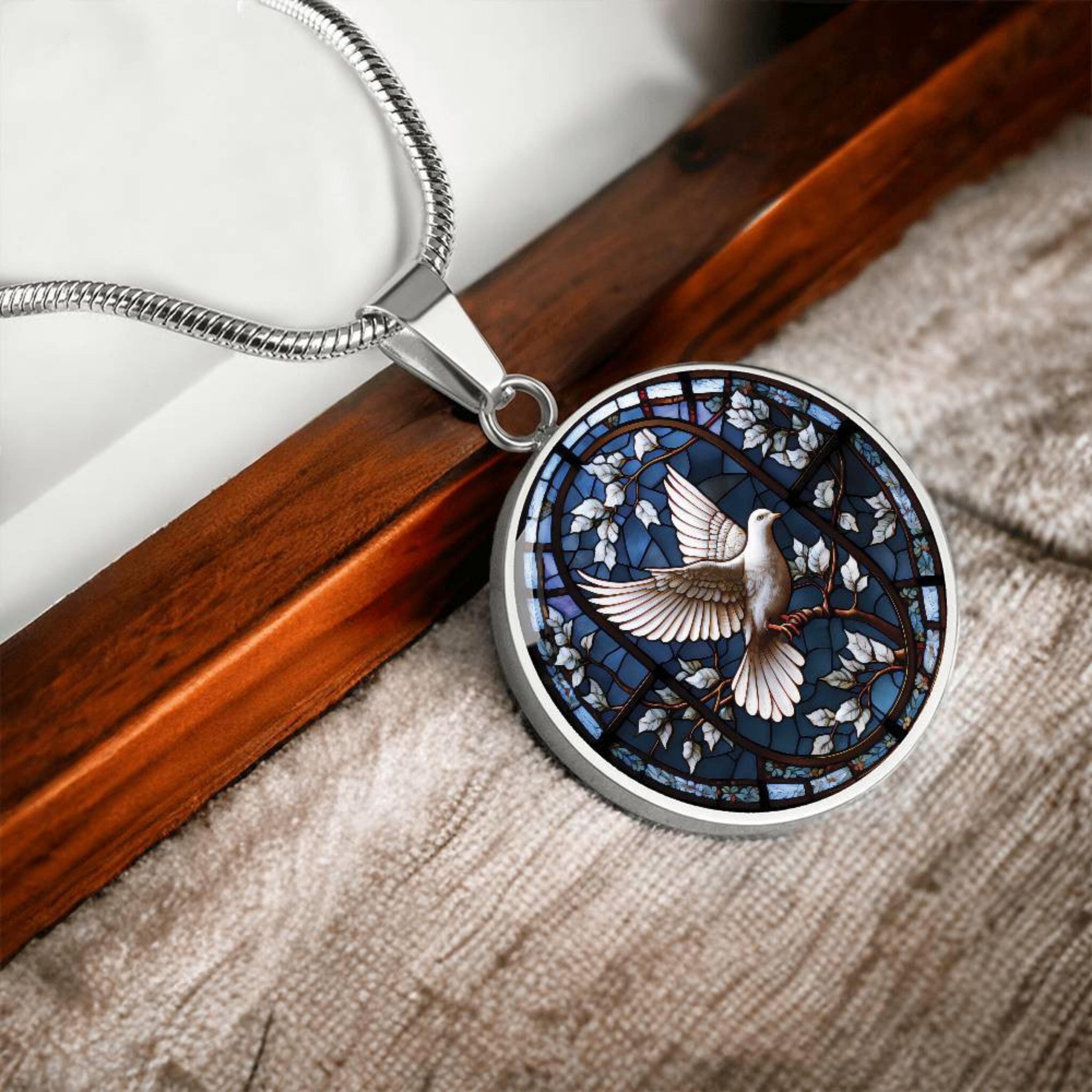 Holy Spirit Necklace, Personalized Christian Jewelry for Women or Men ...