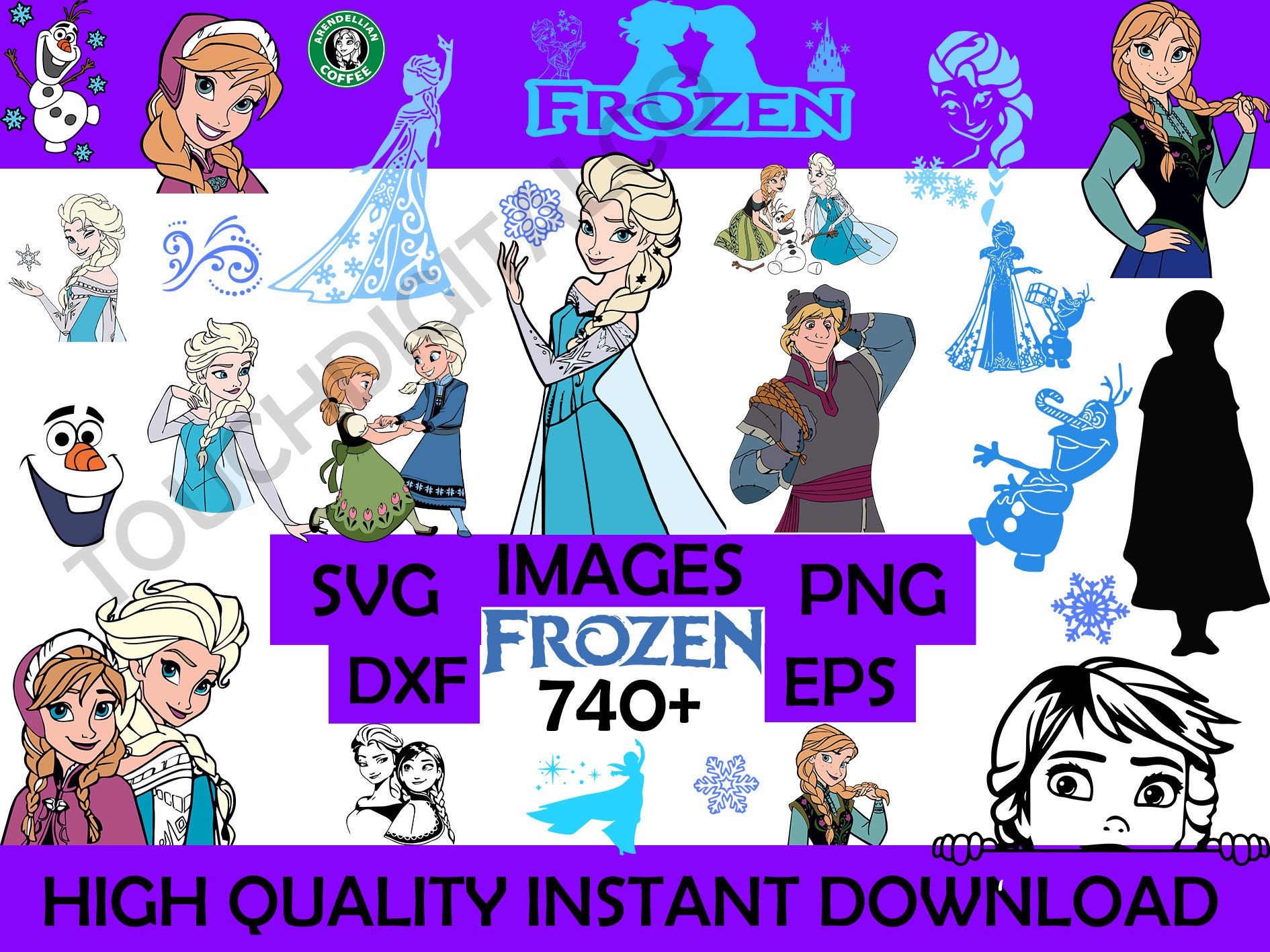 740 Frozen SVG Bundle Frozen Svg Files for Cricut Frozen - Etsy Ireland
