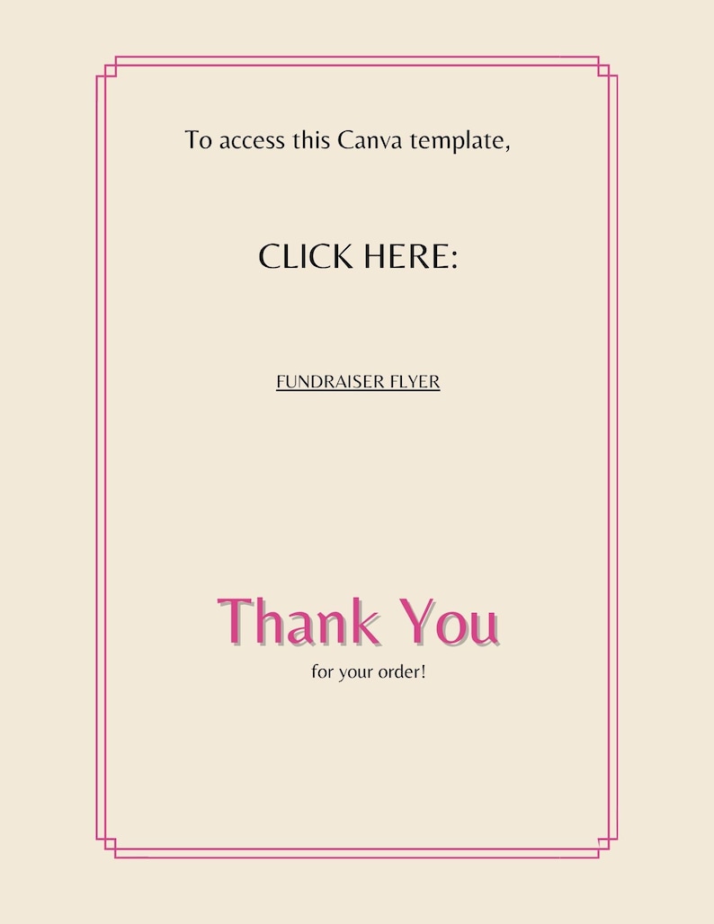 Editable School Fundraiser Flyer | Canva Template (digital Download) - Etsy