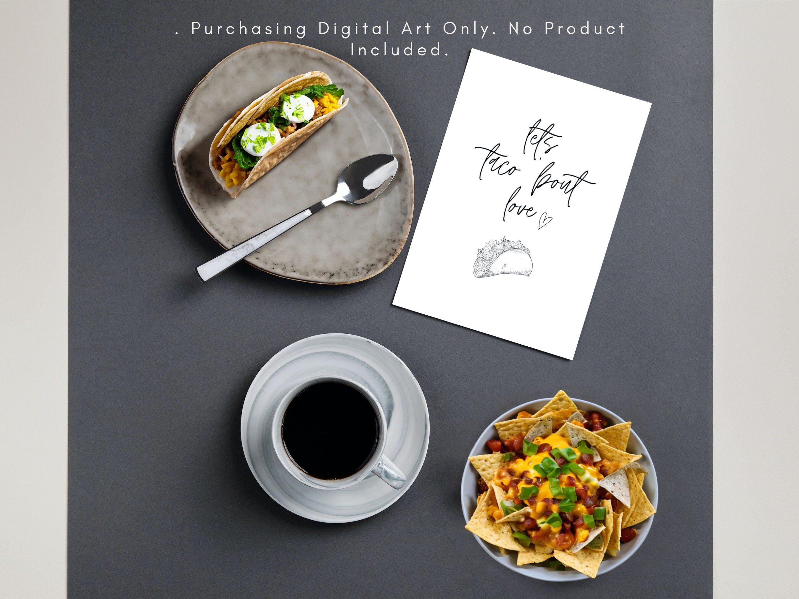Minimalist Taco Wedding Signs- Taco Bar - Wedding Art - Modern Wedding ...