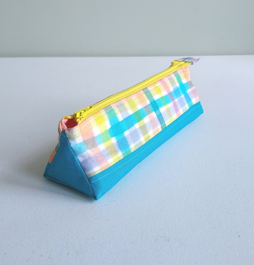Triangular Pencil Case, Triangular Pencil Pouch, Small Zipper Pouch ...