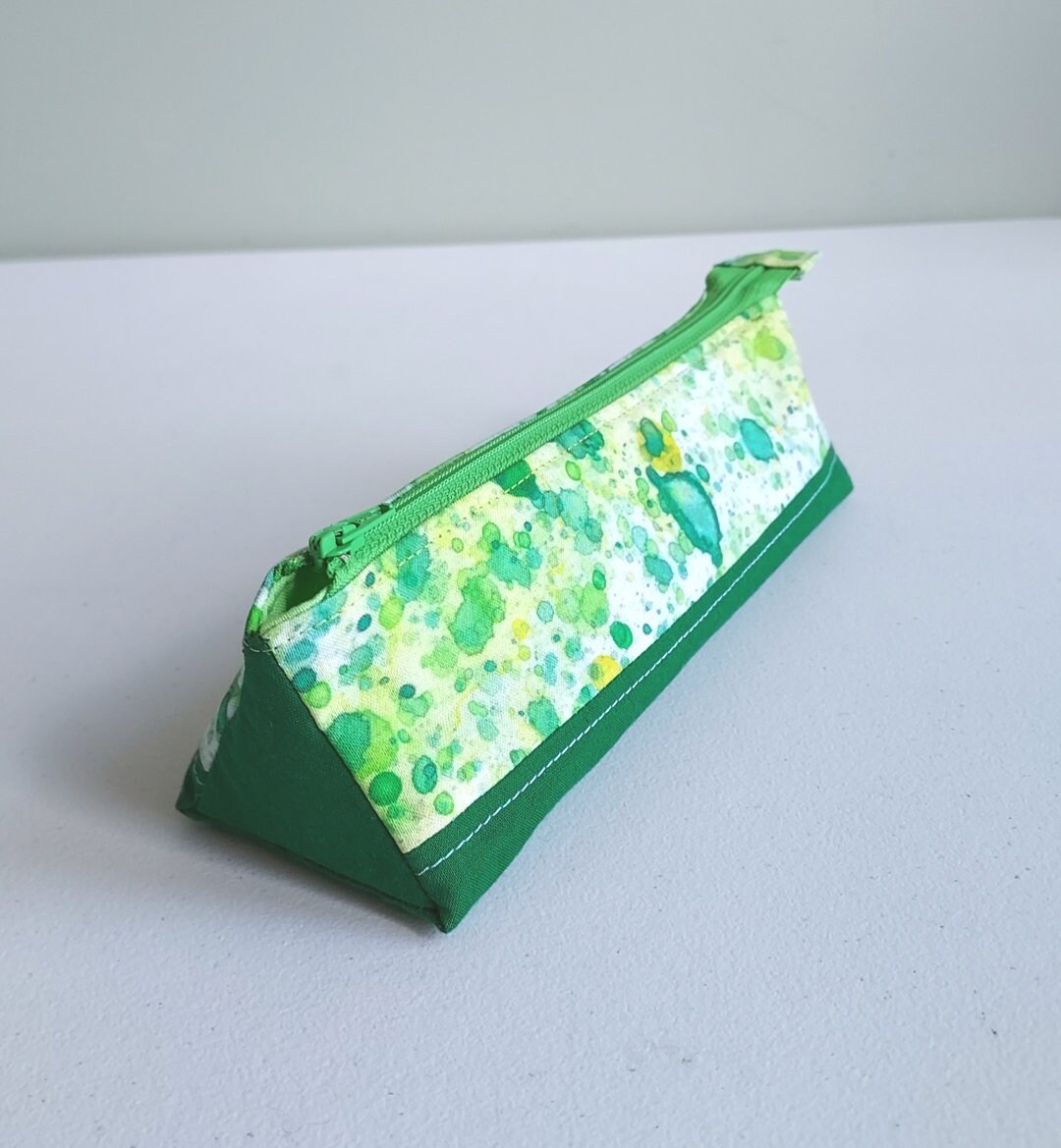 Triangular Pencil Case, Triangular Pencil Pouch, Small Zipper Pouch ...