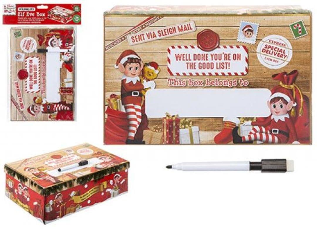 Small Elf Xmas Eve Box - Etsy
