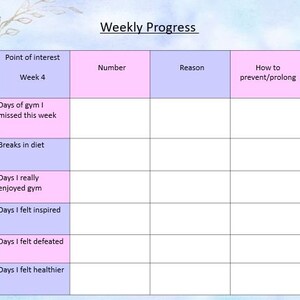 Printable Health and Fitness Journal - 52 Pages to Help You Reach Your ...
