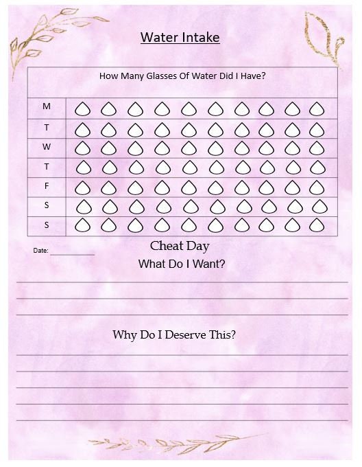 Printable Health and Fitness Journal - 52 Pages to Help You Reach Your ...