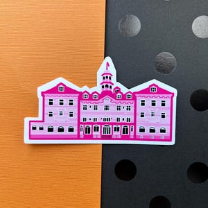 Haunted House Sticker Haunted House Stanley Hotel Sticker Overlook ...