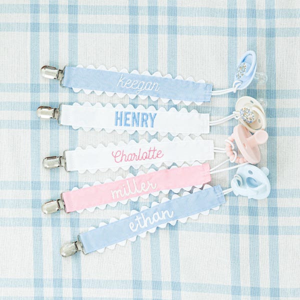 Paci Clips to Embroider - Etsy