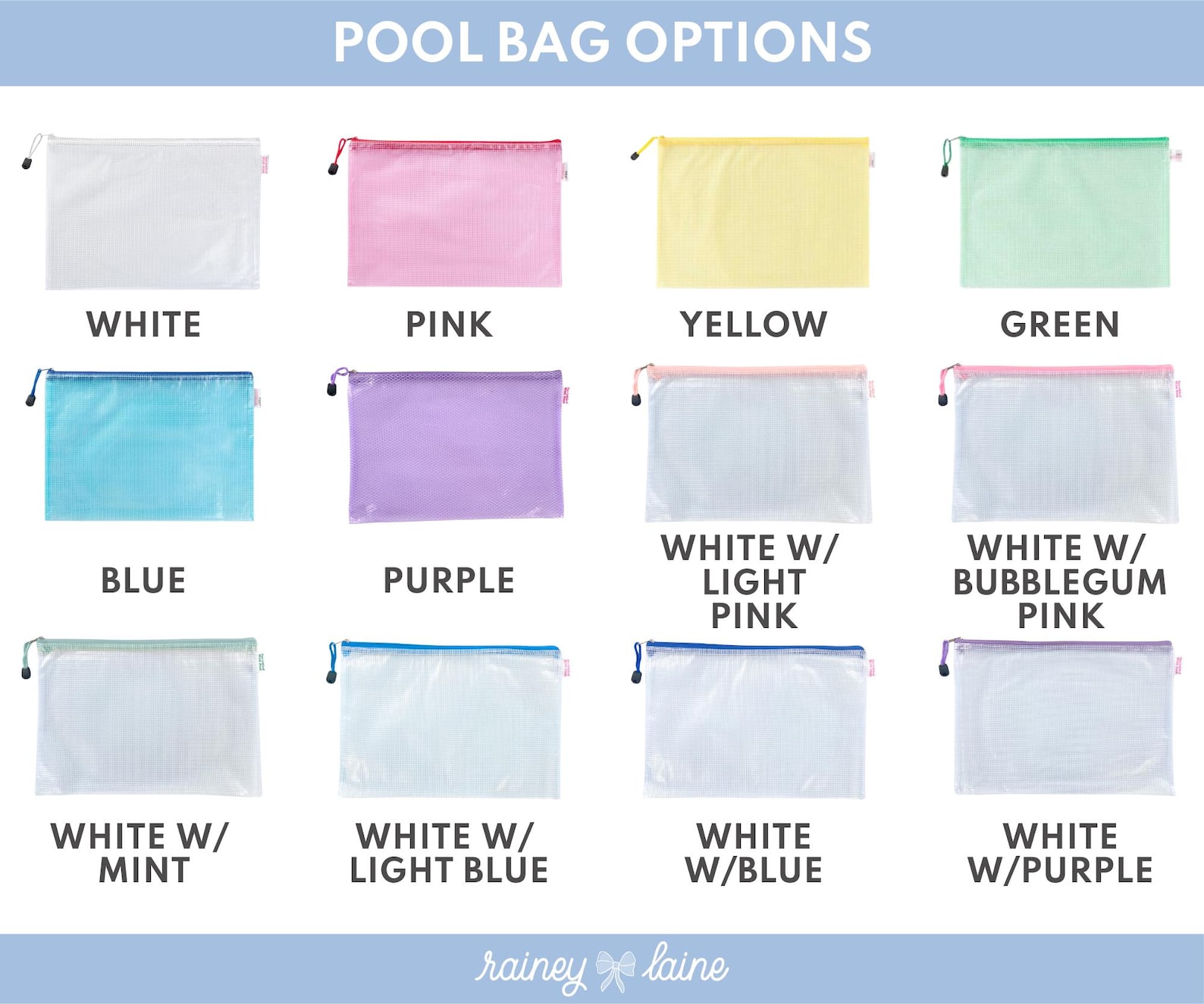 Shadow Monogram Pool Bag // Wet Dry Bag, Water Resistant, Zipper Travel ...