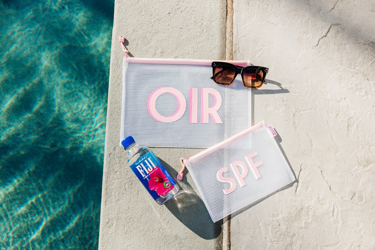 Shadow Monogram Pool Bag // Wet Dry Bag, Water Resistant, Zipper Travel ...