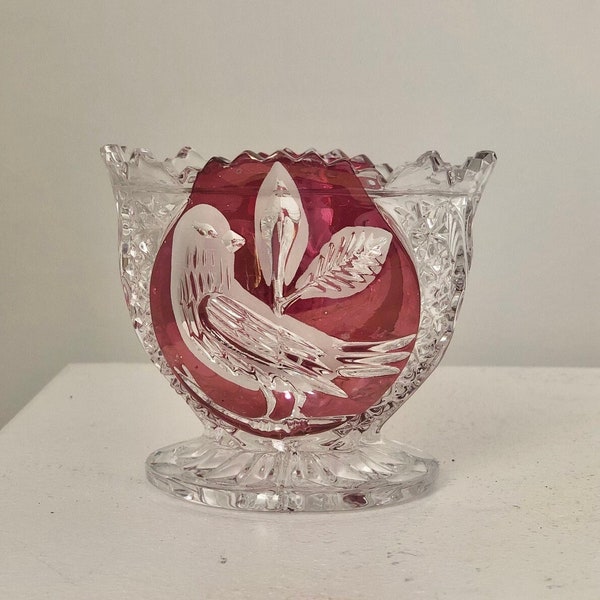 Hofbauer Red Bird Crystal - Etsy