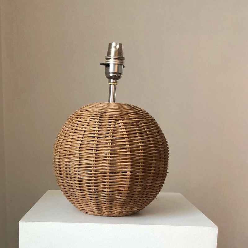 Raffia Lamp - Etsy