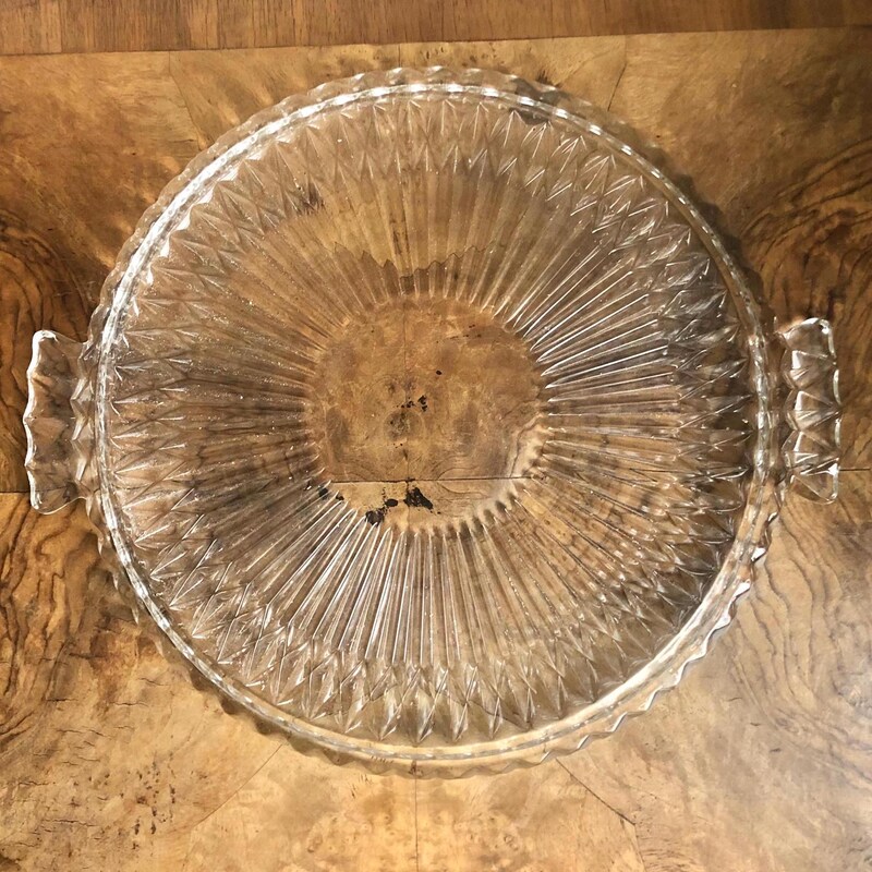 Crystal Serving Tray - Etsy