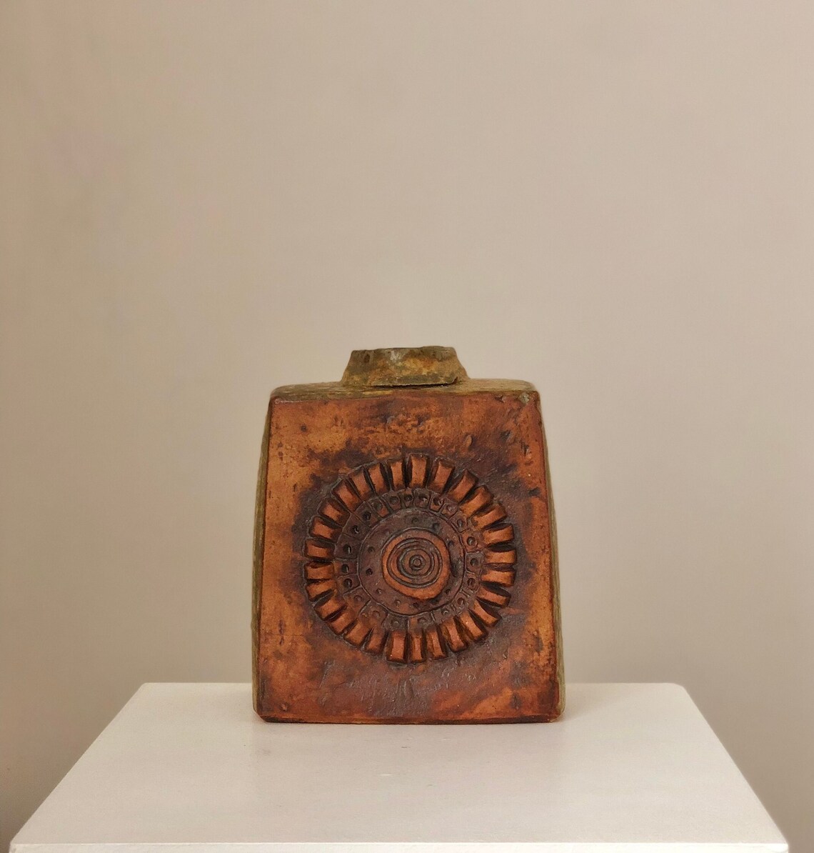 Bernard Rooke Mid Century Brutalist Stoneware Sculpture - Etsy