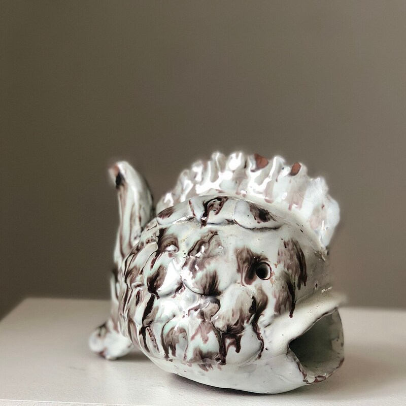 Ceramic Puffer Fish - Etsy