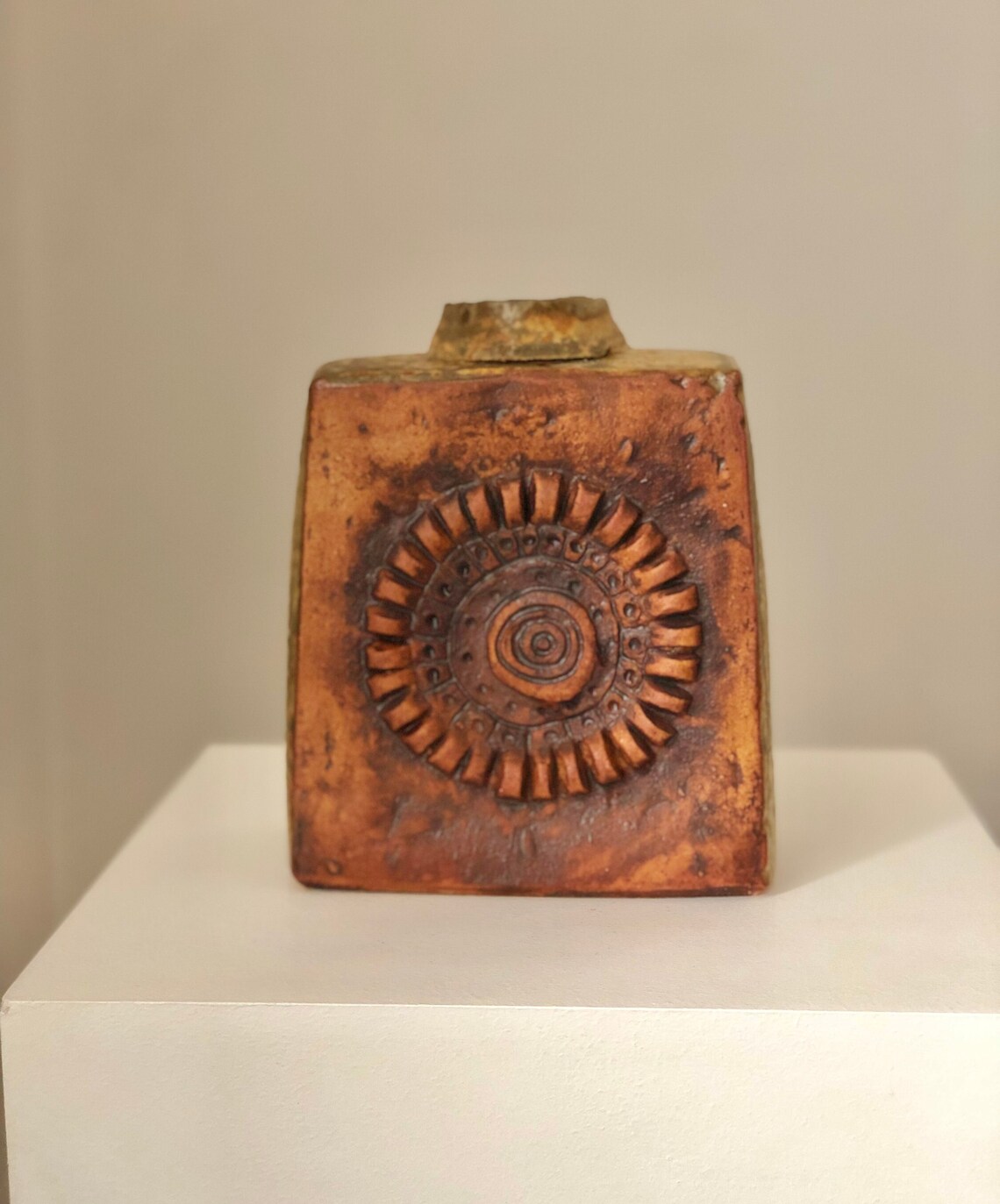 Bernard Rooke Mid Century Brutalist Stoneware Sculpture - Etsy