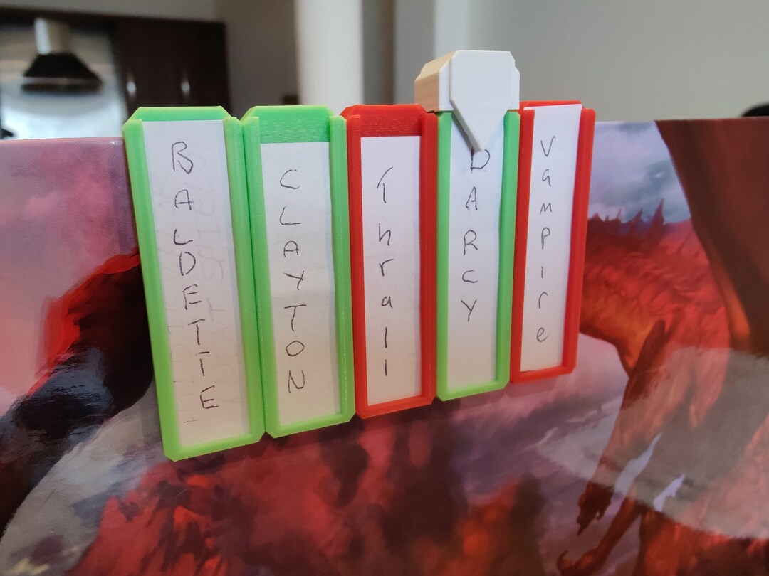 3D Printed Initiative Tracker for Dungeons & Dragons – Customizable ...