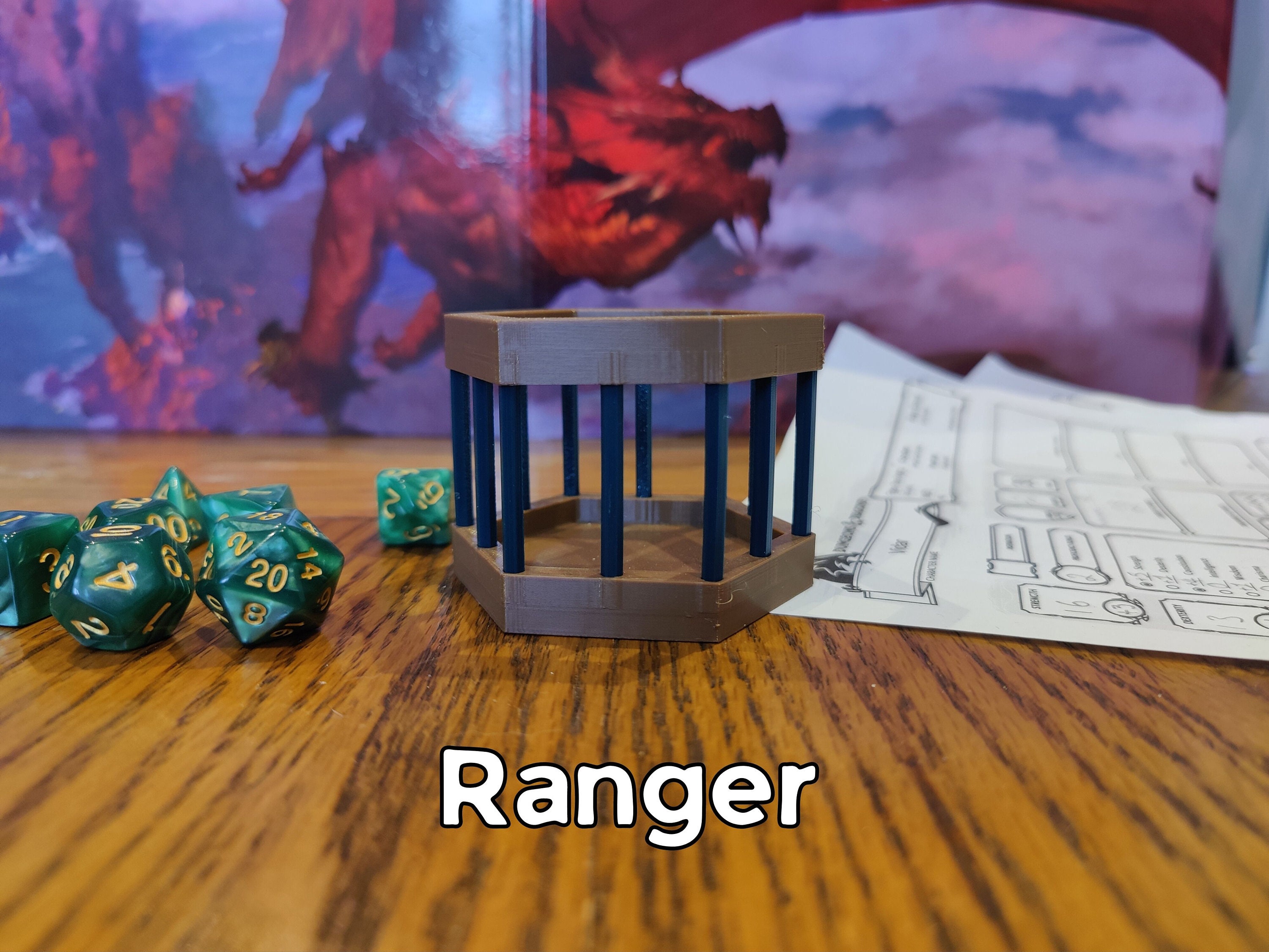 3D Printed Dice Jail D&D 5e Classes - Etsy