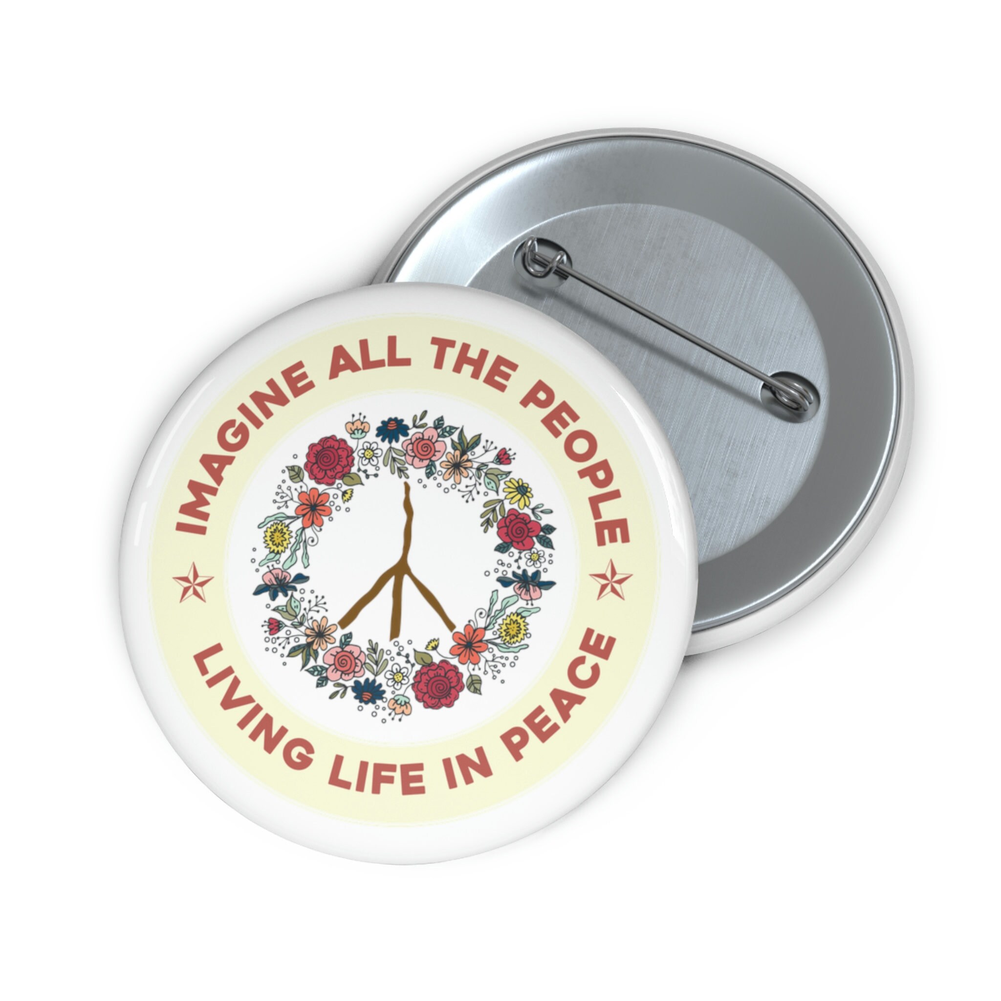 Imagine Peace Remembering the Beatles Living in Peace Hippie - Etsy