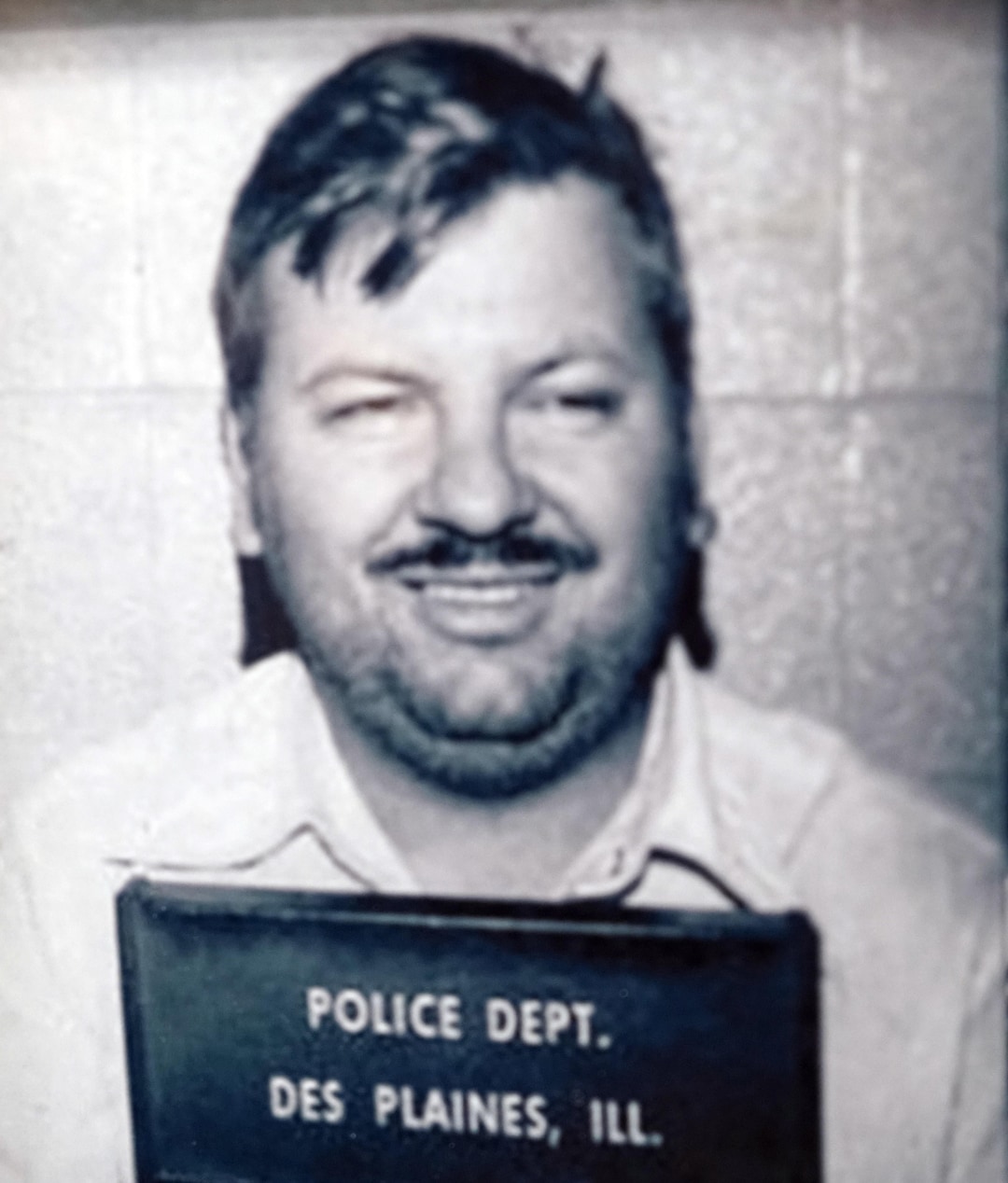John Wayne Gacy, A/K/A killer Clown, Serial Killer, 8x10 B/W 1985 Mug ...